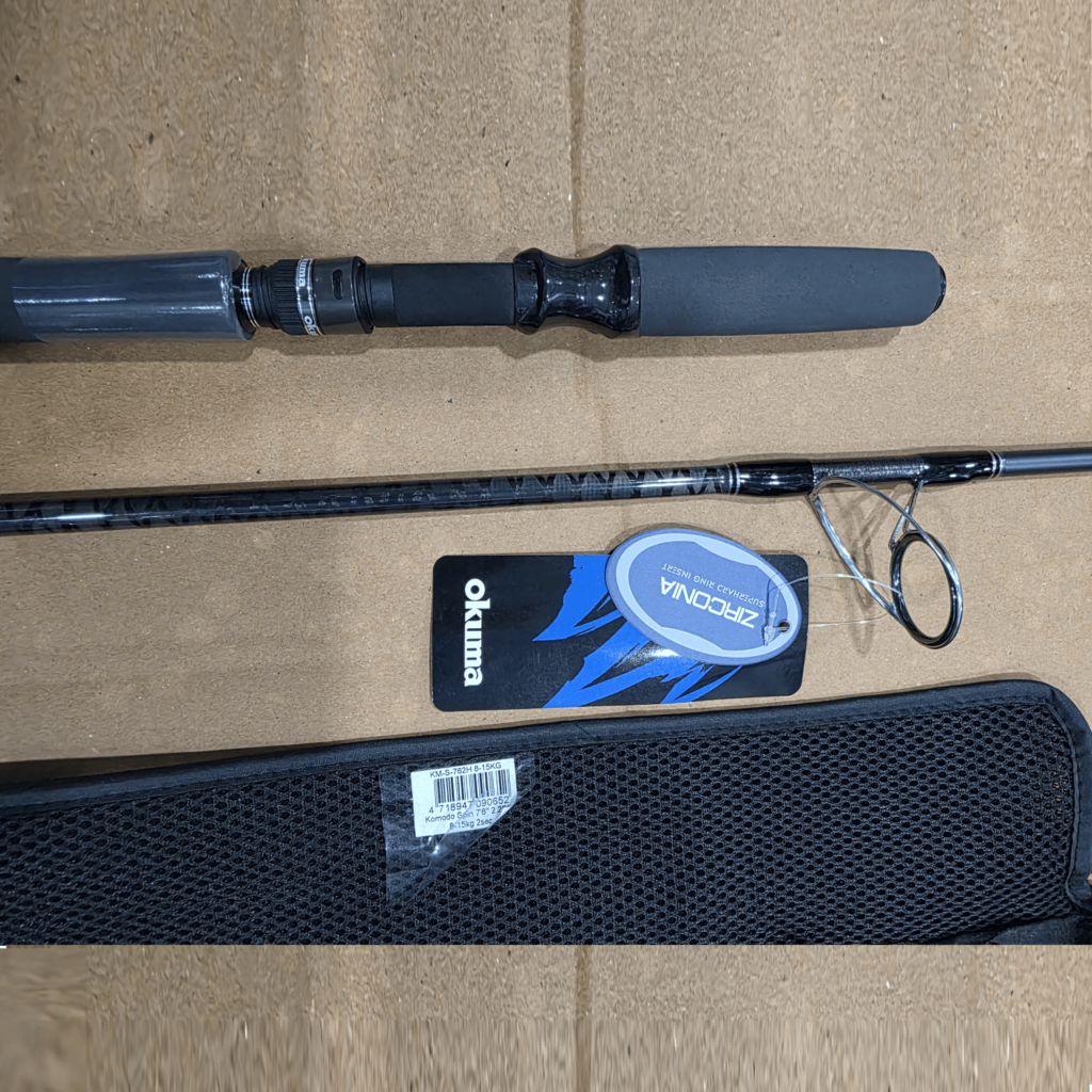 Okuma Komodo 7.6ft Butt Joint Heavy Spinning Rod - hills2oceans